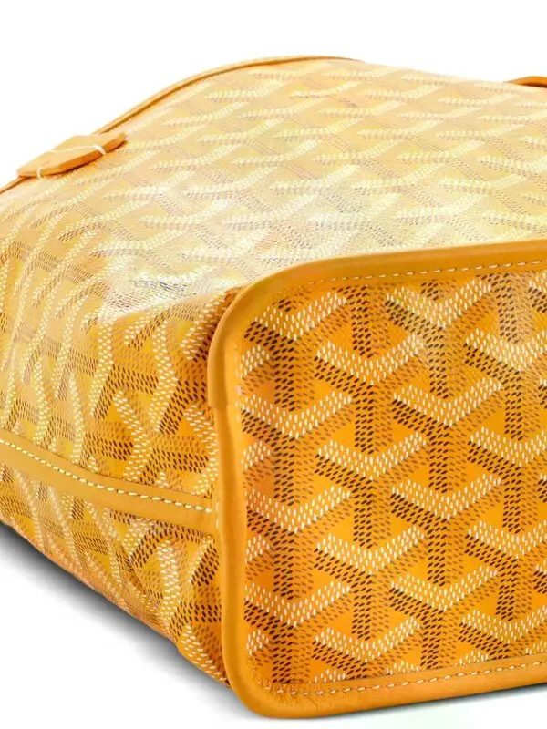 Goyard Anjou Reversible Tote Coated Canvas Mini Satchel - Yellow