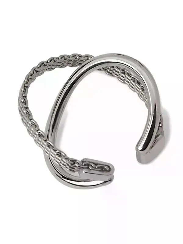 RATHEL & WOLF Edward Double-hoop Earcuff