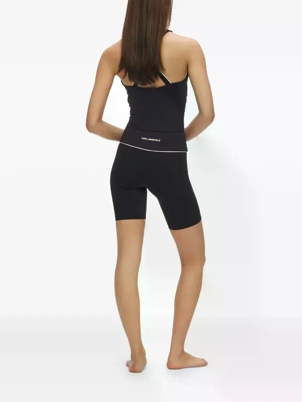 Karl Lagerfeld Contrast Piping Shorts