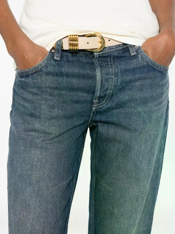 EB DENIM Ariel Mid-rise Wedgie Jeans