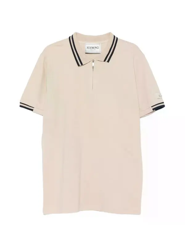 Iceberg Zip-fastening Polo Shirt