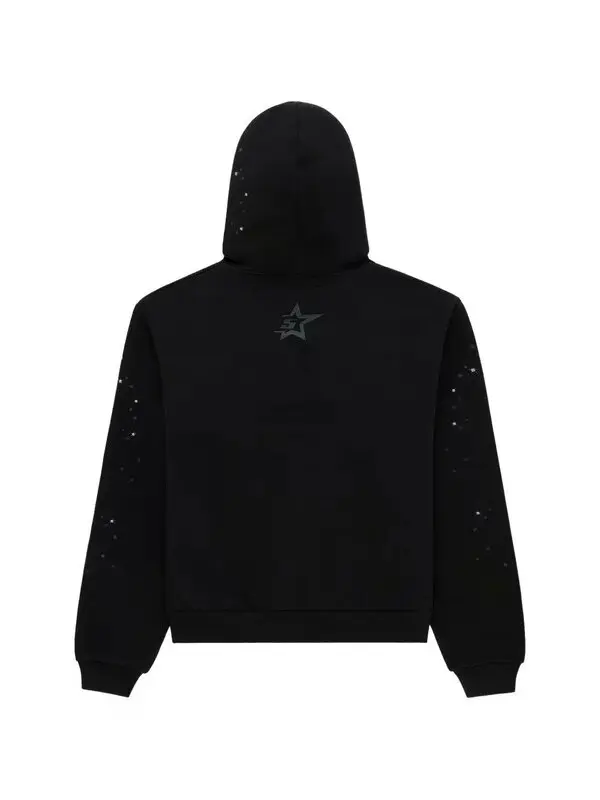 SP5DER Rhinestone Embellished Hoodie