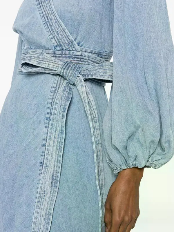 Zimmermann Indra Belted Midi Dress