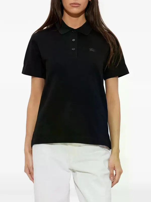 Burberry Logo-embroidered Piqué Polo Shirt