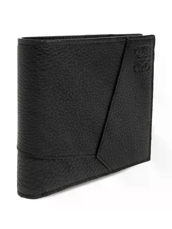 Loewe Puzzle Bi-fold Wallet - Black