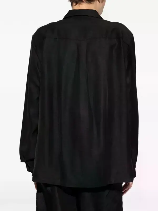 Kenzo Zip-up Logo-embroidered Shirt