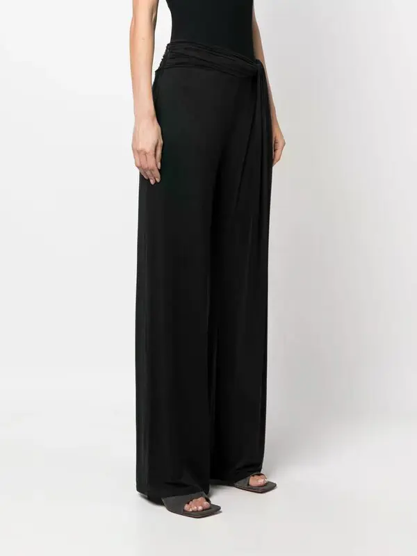 Gauge81 Draped Wide-leg Trousers