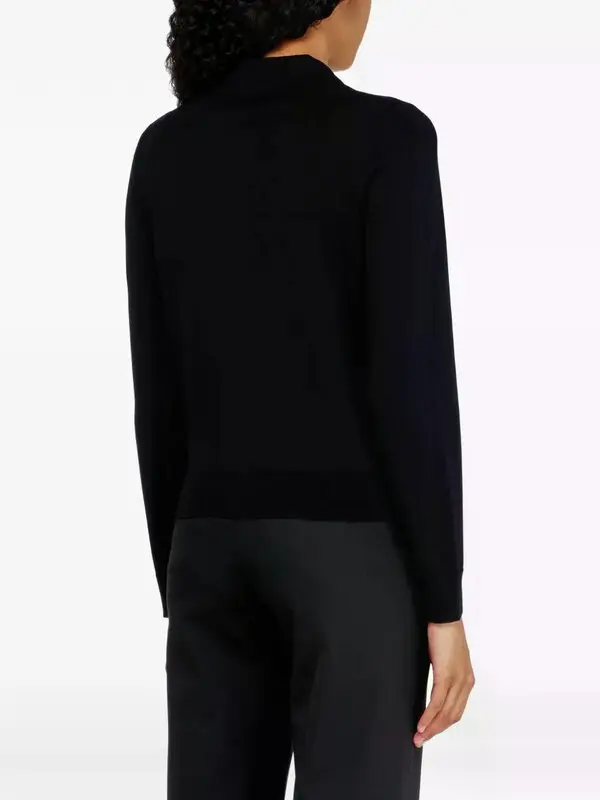 DIESEL® Oval D Keyhole Long-sleeve Sweater