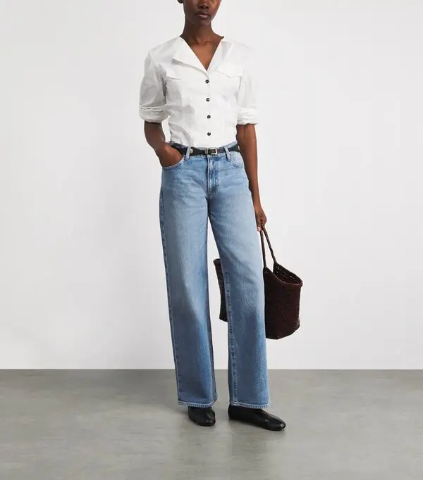 Paige Dana Low-rise Straight Jeans