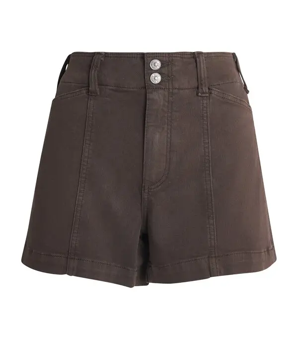 Paige Olivia Cargo Shorts - Brown