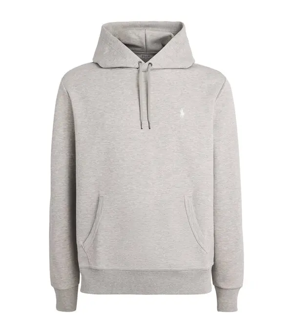 Polo Ralph Lauren Double-knit Logo Hoodie - Grey