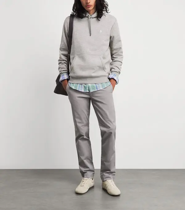 Polo Ralph Lauren Double-knit Logo Hoodie - Grey