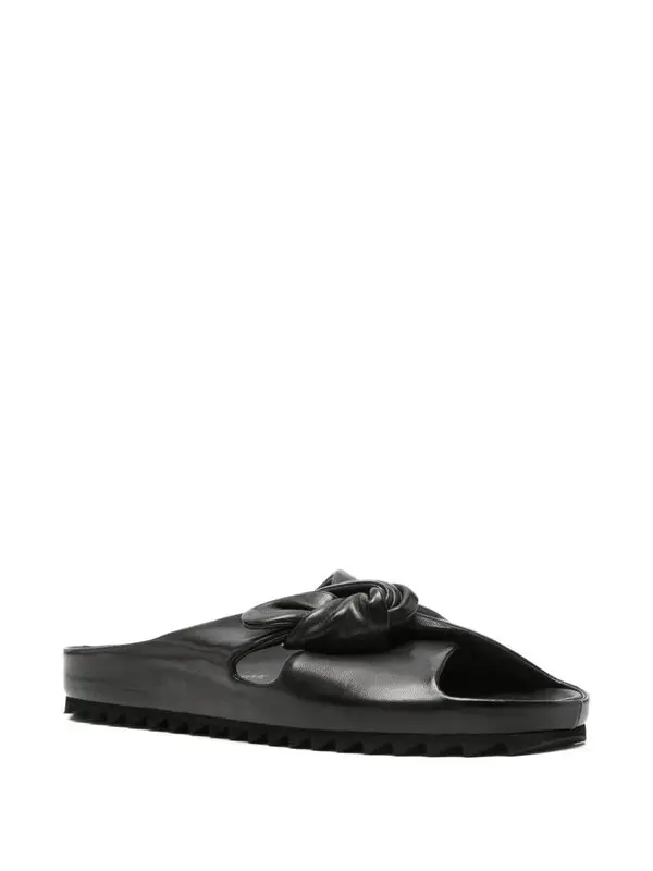Officine Creative Pelagie Knotted Leather Mules