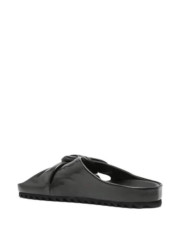 Officine Creative Pelagie Knotted Leather Mules