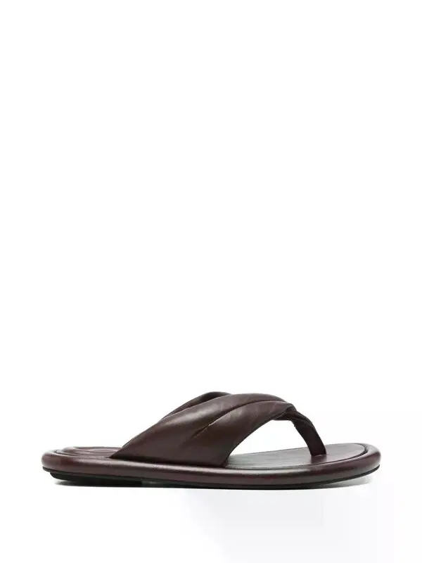 Officine Creative Padded Thong Sandals - Brown