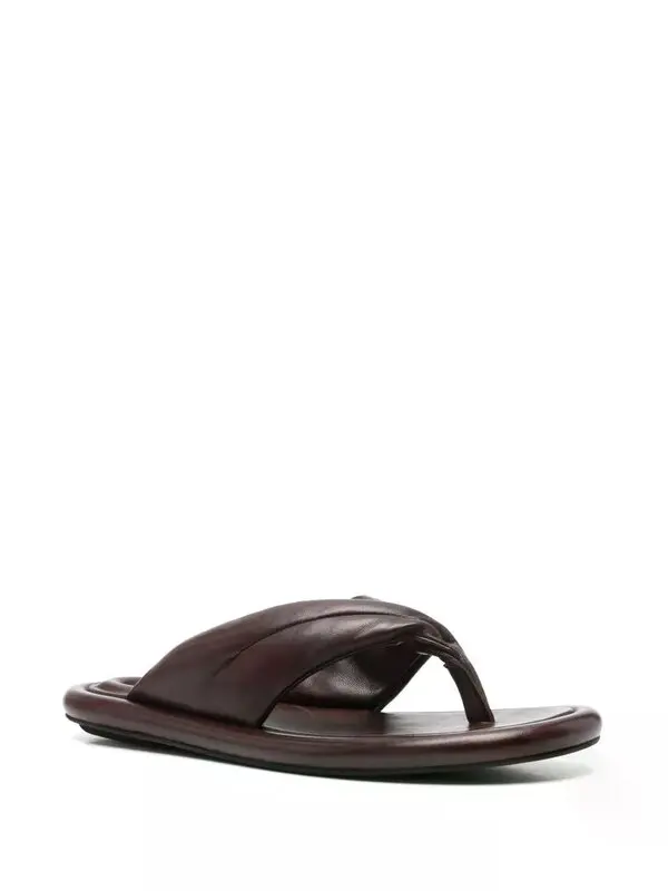 Officine Creative Padded Thong Sandals - Brown