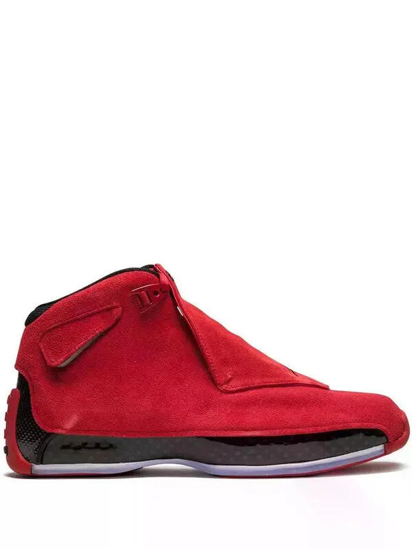 JORDAN 18 Retro High Top Sneakers - Red