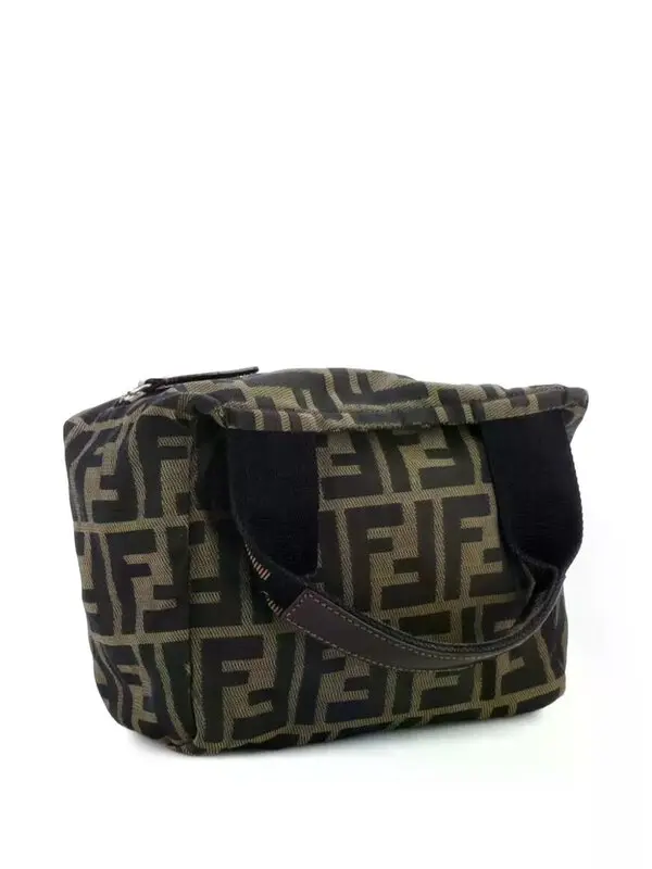 Fendi Vintage 1925 Cosmetic Zucca Canvas Mini Tote Bag - Brown