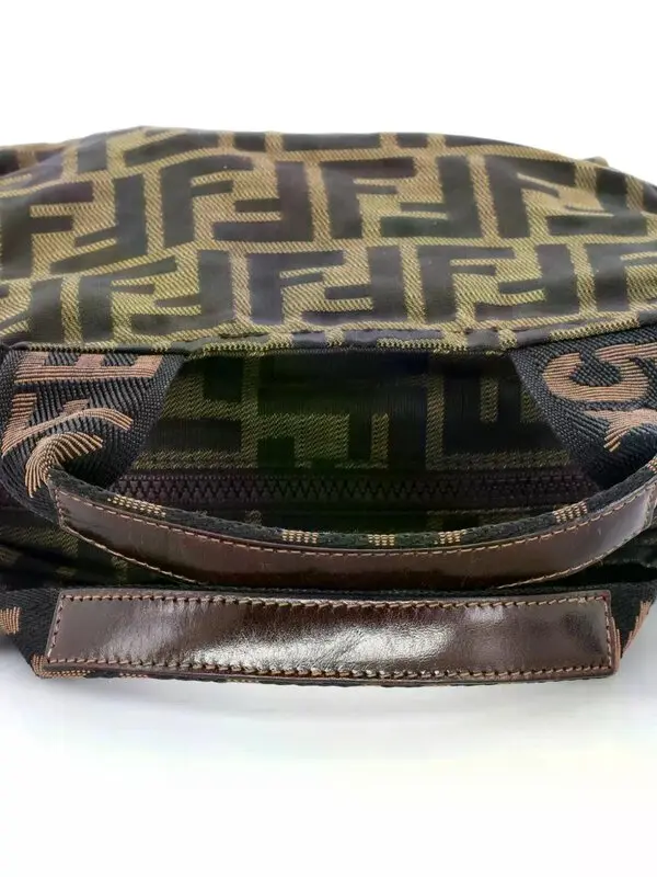 Fendi Vintage 1925 Cosmetic Zucca Canvas Mini Tote Bag - Brown