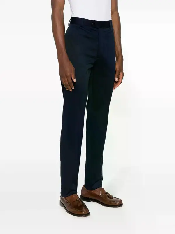 FURSAC Slim-fit Cotton Gabardine Chinos - Blue