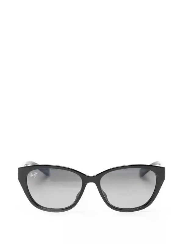 Maui Jim Punono Round-frame Sunglasses - Black