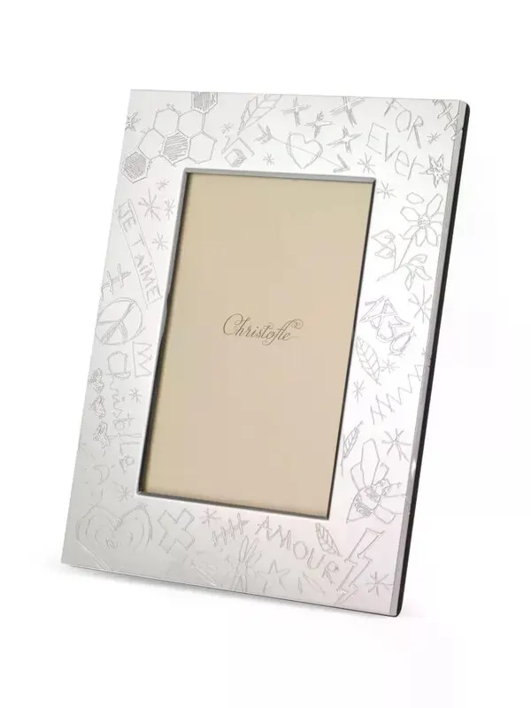 Christofle Graffiti Picture Frame - Silver