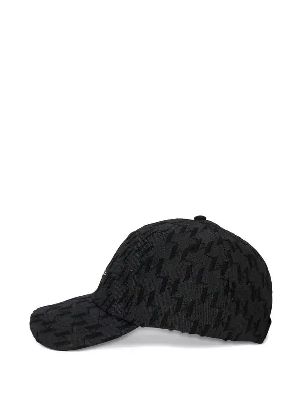 Karl Lagerfeld Monogram Jacquard Cap