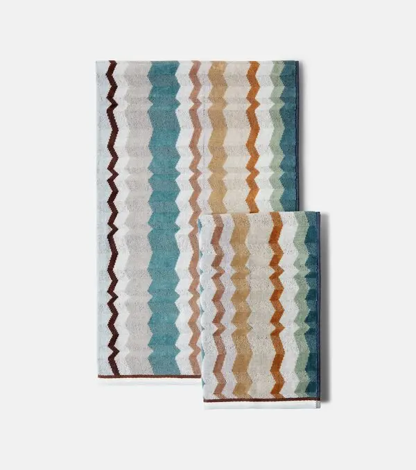 Missoni Eva Set Of 2 Cotton Terry Towels - Multicoloured