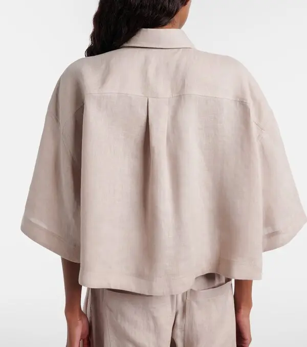 Brunello Cucinelli Oversized Linen Shirt