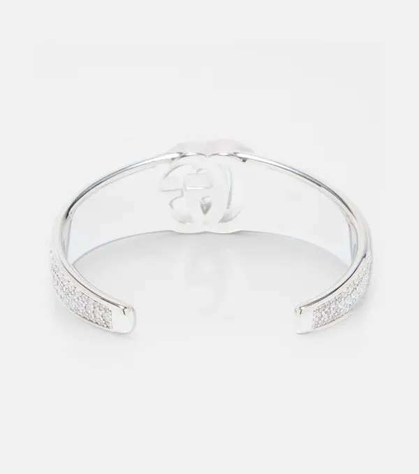 Gucci Gg Marmont Embellished Cuff Bracelet