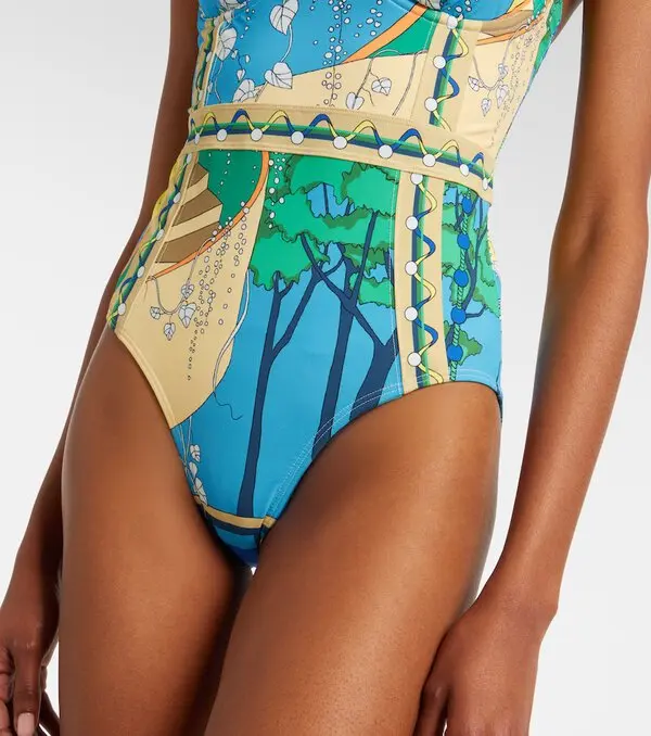 Tory Burch Printed One-piece Swimsuit