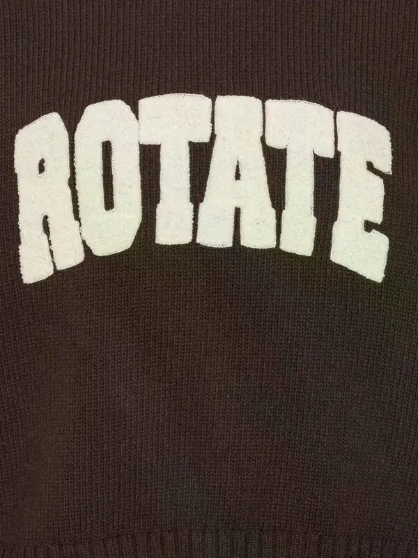 ROTATE BY BIRGER CHRISTENSEN Crew Neck Wool Jumper