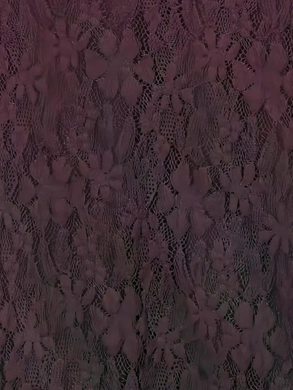 ROTATE BY BIRGER CHRISTENSEN Bordeaux Lace Maxi Dress