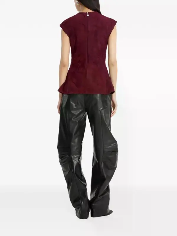 ROTATE BY BIRGER CHRISTENSEN Floral Peplum Hem Top
