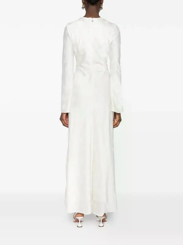 ROTATE BY BIRGER CHRISTENSEN Bias-cut Floral Maxi Dress