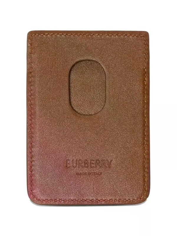 Burberry Pop Check Magnetic Card Case