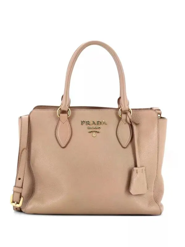 Prada Convertible Saffiano Leather Tote Bag