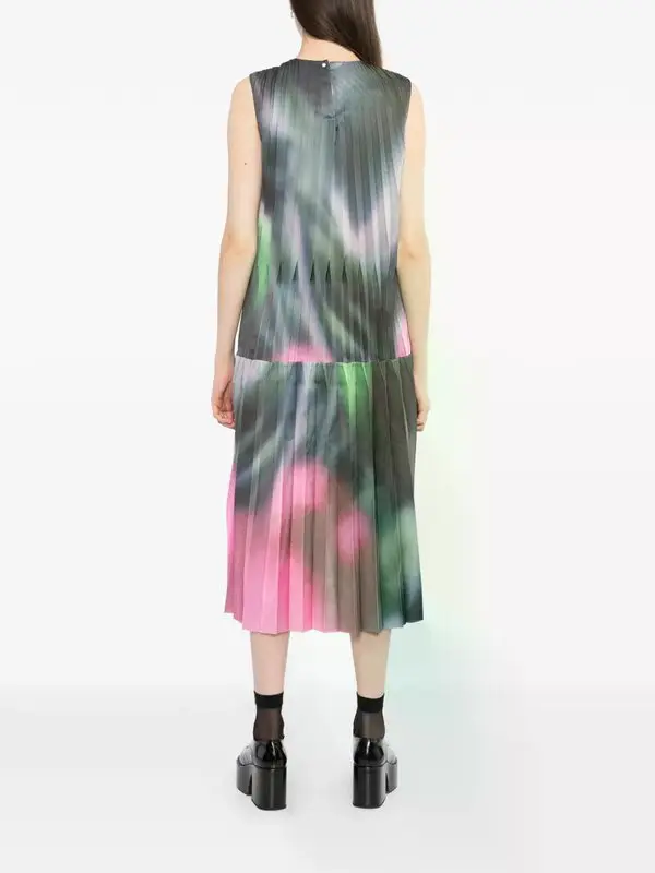 JNBY Graphic-print Pleated Dress