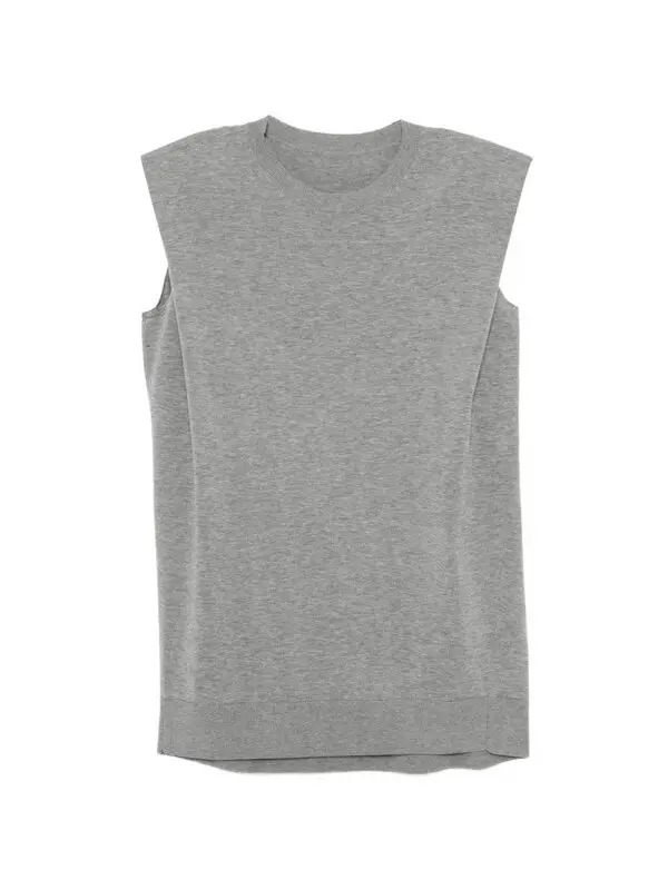 JNBY Loose-knit Cotton Vest - Grey