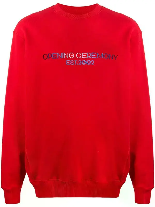 Opening Ceremony Embroidered Logo Sweatshirt