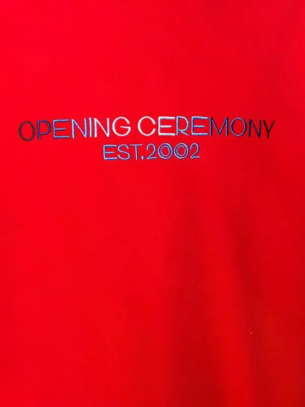 Opening Ceremony Embroidered Logo Sweatshirt