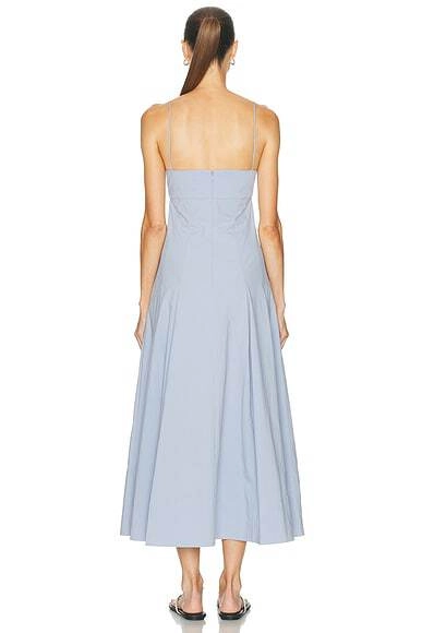 ST. AGNI Everyday Cotton Pleat Dress