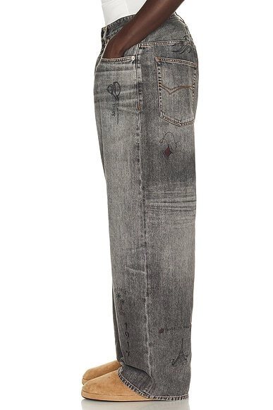 Balenciaga Tattoo Baggy Pants