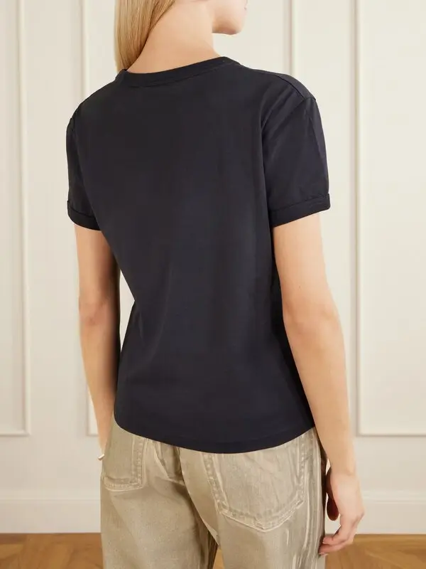 Acne Studios Etza College" Printed Cotton-jersey T-shirt