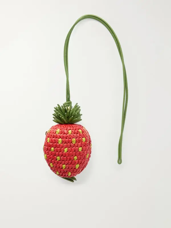 Loewe Strawberry Pouch - Red