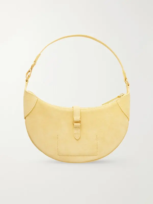 Polo Ralph Lauren Polo Id Mini Suede Shoulder Bag - Yellow