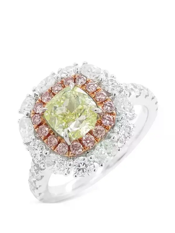 HYT JEWELRY 18k White Gold Diamond Ring