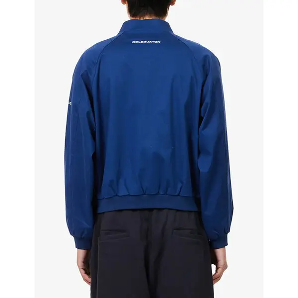 COLE BUXTON Embroidered Logo Cotton Bomber Jacket