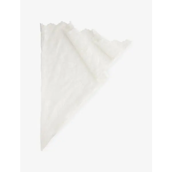 ATELIER NINETY FIVE Lace Bandanna - White