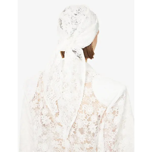 ATELIER NINETY FIVE Lace Bandanna
